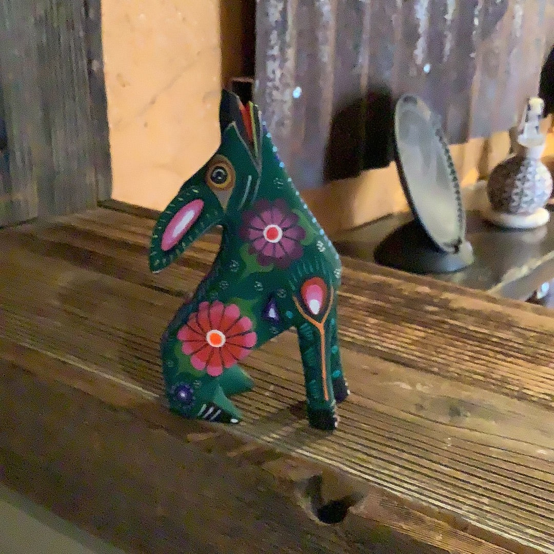 Large Coyote w/ Flowers – Cabot's Museum Trading Post