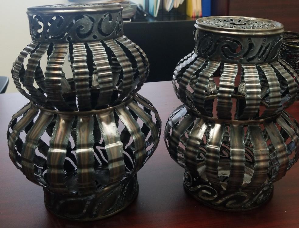 Tin Can Lantern Double Round – Cabot's Museum Trading Post